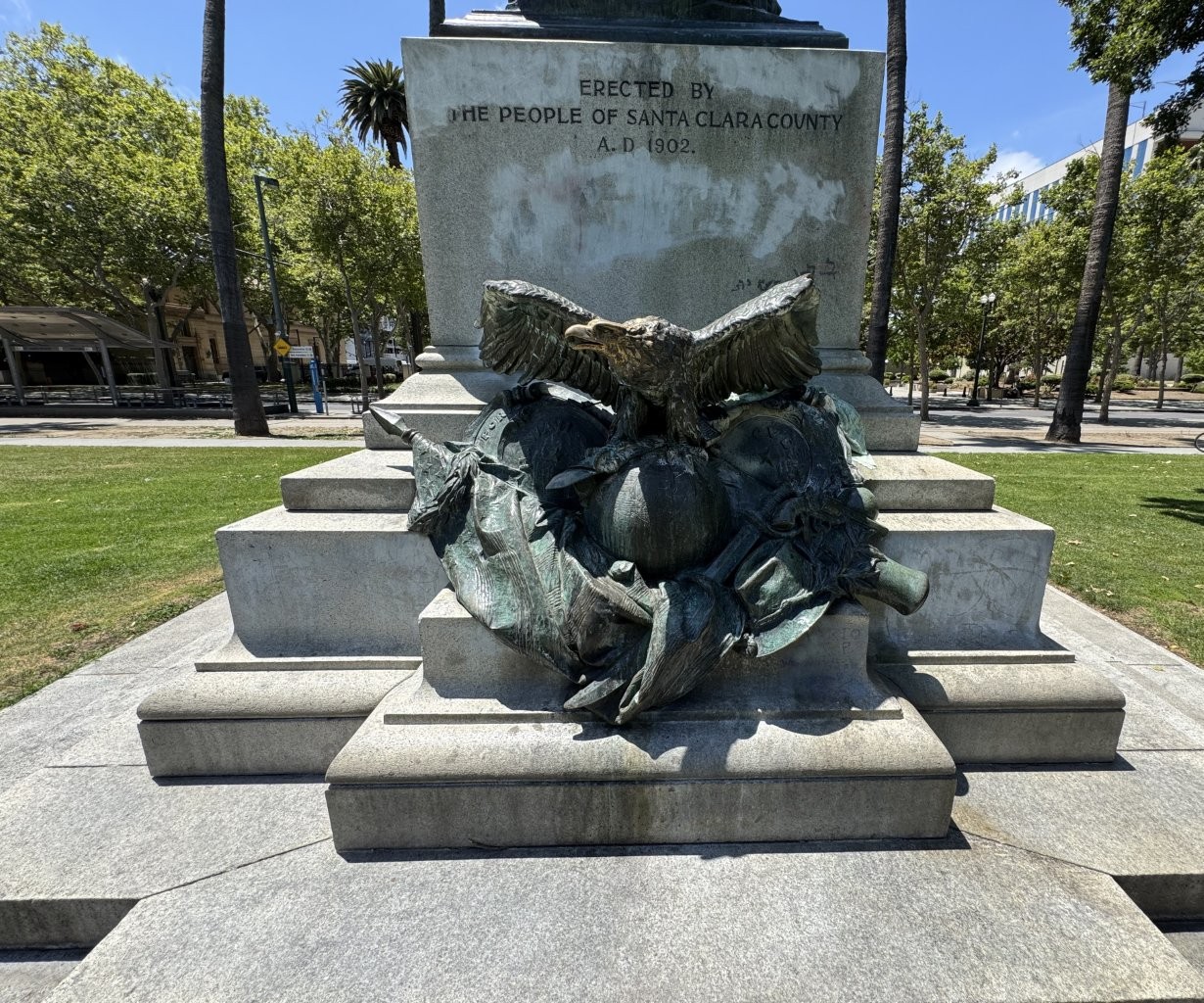 William McKinley Statue - St. James Park - San Jose, California
